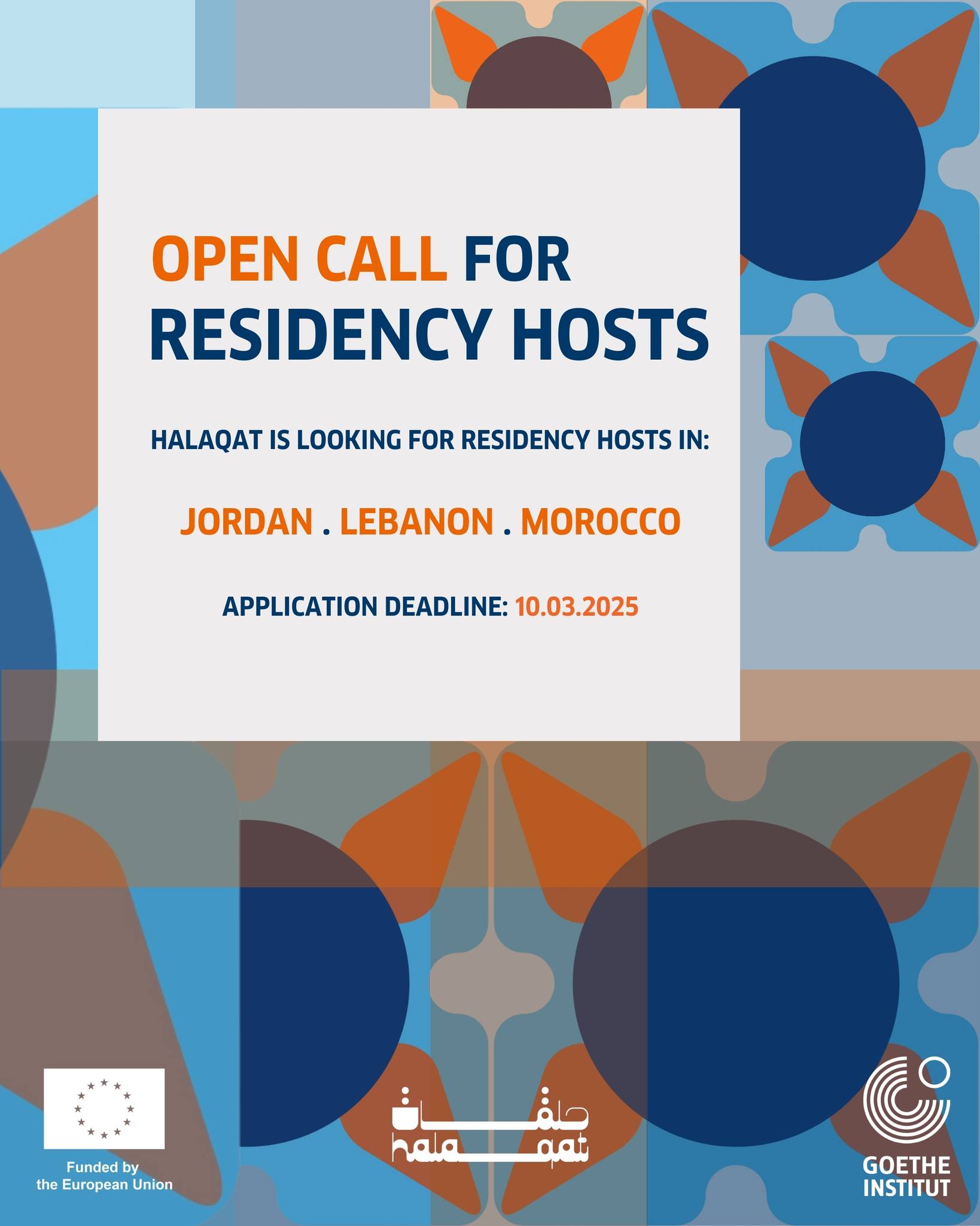 Halaqat II Call for Residency Hosts (Jordan, Lebanon, Morocco) | On the ...