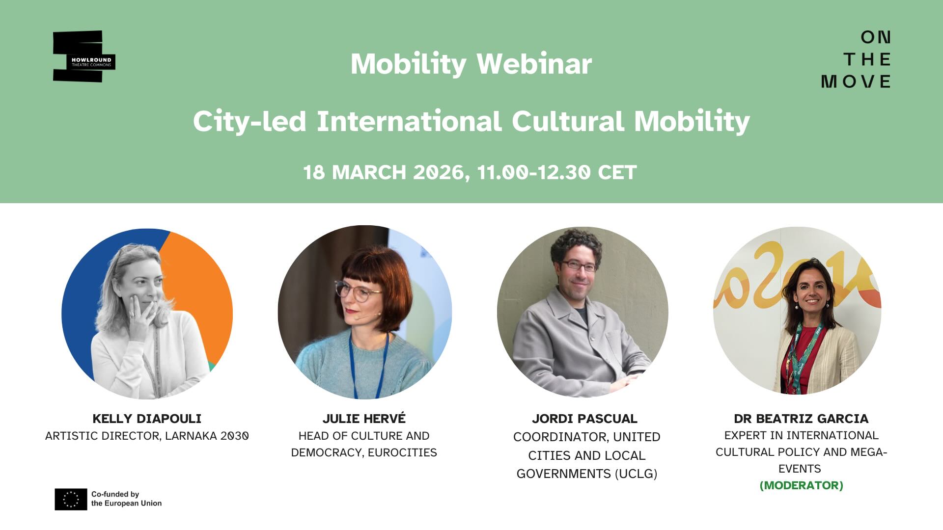 Cultural Mobility Webinar: City-led International Cultural Mobility ...